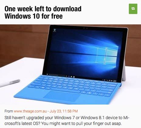 Free Upgrade To Windows Is Ending July Should You Upgrade ITandCoffee Patient Help