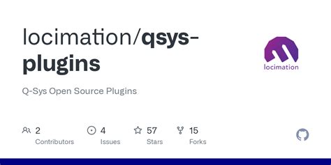 Github Locimationqsys Plugins Q Sys Open Source Plugins