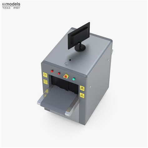 X Ray Baggage Security Scanner 3d Model Download Tools On
