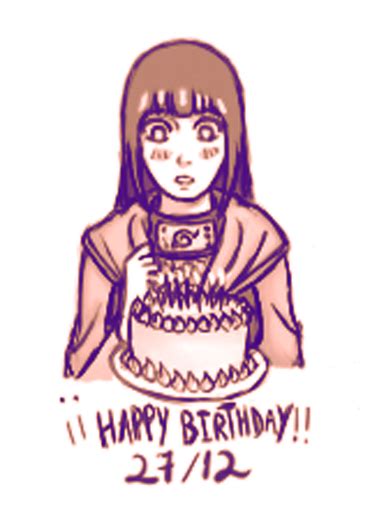 Happy Birthday Hinata By Chesterina On Deviantart