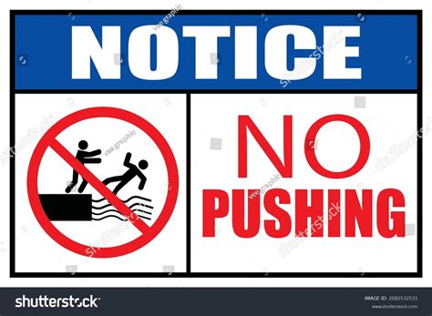 No Pushing Symbol