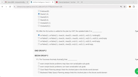 Artificial Intelligence Search Methods For Problem Solving Nptel