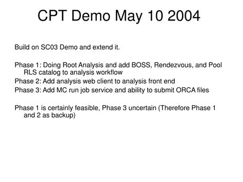 Ppt Cpt Demo May 10 2004 Powerpoint Presentation Free Download Id