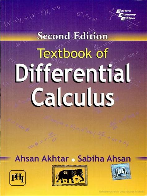 Textbook Of Differential Calculus Pdf Mathematical Analysis