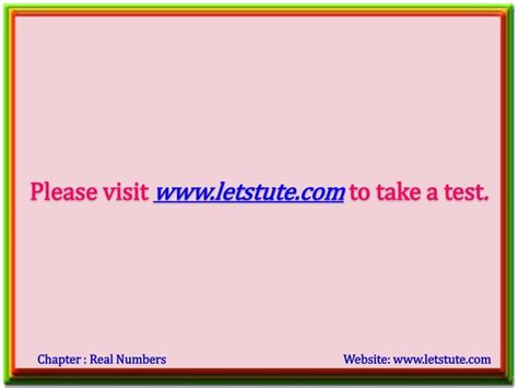 real numbers problem based on fundamental theorem of arithmetic class