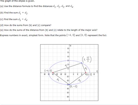 Solved A Use The Distance Formula To Find The Distances Chegg