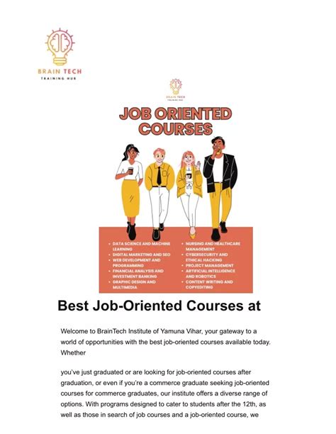Ppt Best Job Oriented Course Powerpoint Presentation Free Download