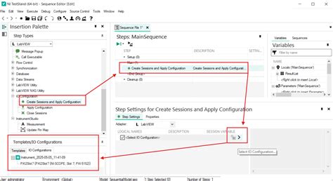Integrating Modular Instruments With Teststand Using Io Templates