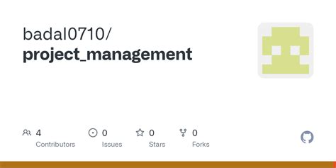 GitHub Badal0710 Project Management