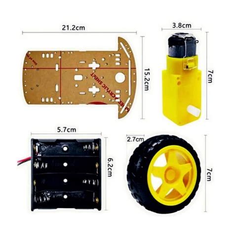 2wd Robot Car Chassis Kit For Arduino Zenith Electronics