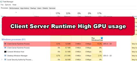 Client Server Runtime High Gpu Usage Fixed