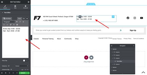 F7 Elementor Theme How To Edit The Footer Section Vamtam Help Desk