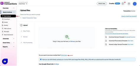How To Import Multiple Files Using Saasant Transactions Online