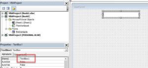 VBA TextBox Automate Excel