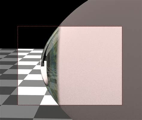 Rendered Preview Different From Final Render In Refractive Surface Lighting And Rendering