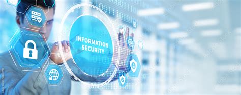 Concept Of Cyber Security Information Security And Encryption Secure