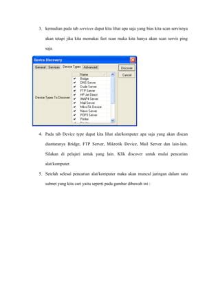 Mikrotik Tutorial Dude Soft U Memonitor Jaringan Dari Mikrotik PDF