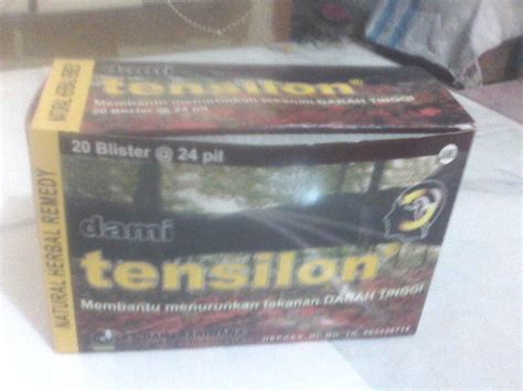 Obat Herbal Obat Penurun Tensi Tensilon