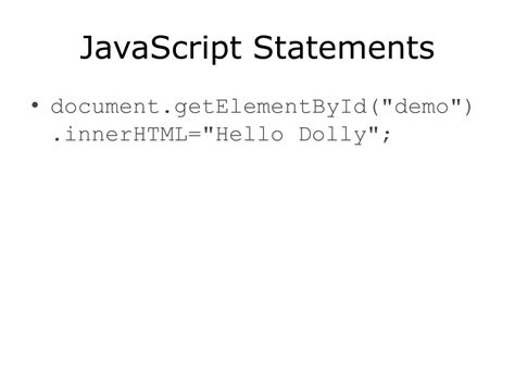Ppt Javascript Powerpoint Presentation Free Download Id3232569
