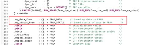 Ccsmsp430fr6820 Msp430fr6820 Fram Variable Definition Msp Low