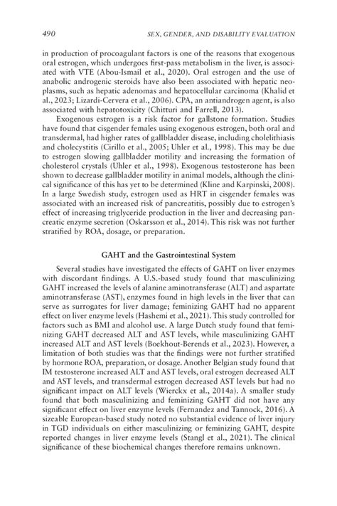 Appendix C Commissioned Paper Physiological Sex Differences And The Effect Of Gender Affirming