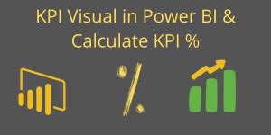 Power BI Key Performance Indicator KPI Visual Power BI Docs