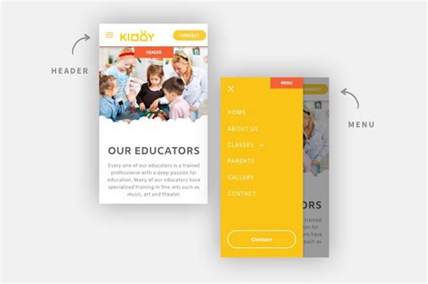 Fantastic Mobile Header And Expandable Menu