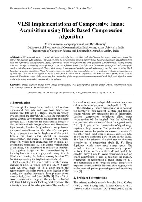 Pdf Vlsi Implementations Of Compressive Image Acquisition Using Block