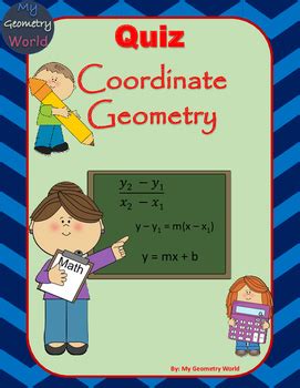 Geometry Quiz Coordinate Geometry By My Geometry World TPT