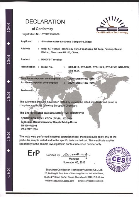 Receivers Certificate