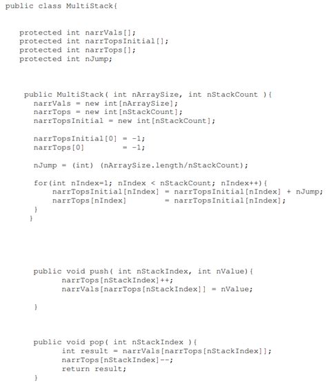 Solved Public Boolean Isempty Int Stackindex Return