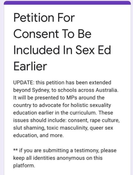 New Sex Education Program Rolled Out Across The Country Teaches