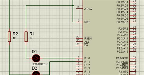 Blinking Leds Using 8051 Micro Controller