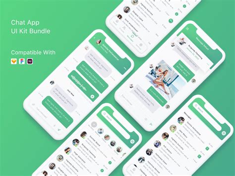Chat App Ui Kit Bundle