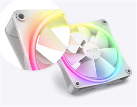 NZXT F Mm RGB Duo Dual Sided RGB Case Fan Single Black RF D SF B Mwave