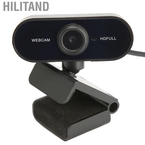 Hilitand Webcam Usb Camera Cmos Sensor Automatic Light Correction Distortion Free 1080p Hd For