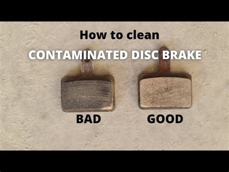 Contaminated Na Brake Pad At Rotor Paano Linisin Tips Diy Youtube