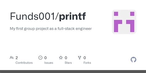 Github Funds001printf My First Group Project As A Full Stack Engineer