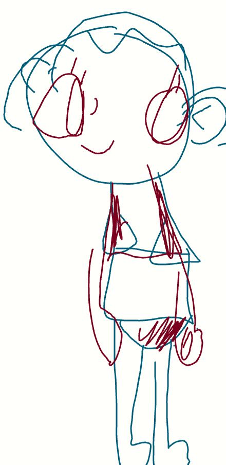 Penny From Inspector Gadget Two Piece Bikini By Pennyadgetfan On Deviantart