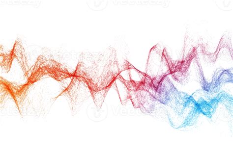 Colorful Abstract Wave Pattern With Red Orange Purple And Blue Hues