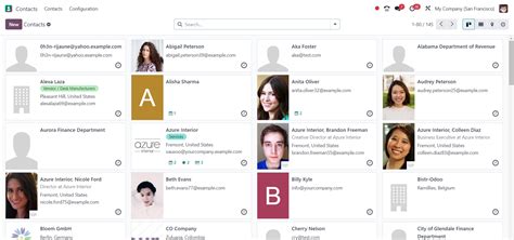 CONTACTS Odoo V Community Edition Book