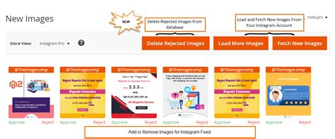 Fetch And Manage Instagram Database From Backend Magento 2 Instagram
