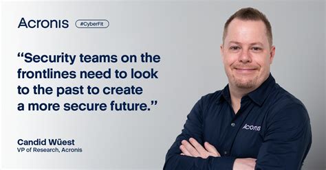 Acronis When Asked What Cybersecurity Would Look Like
