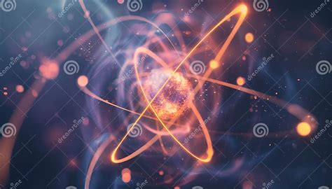 Visualization Of Atomic Structure With Electron Orbiting Nucleus