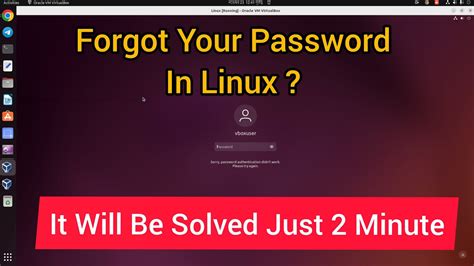 Forgot Password In Linux Regain Access With Step By Step Guide Password Recovery Tutorial