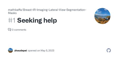 Seeking Help · Issue 1 · Mathbaffabreast Ir Imaging Lateral View Segmentation Masks · Github