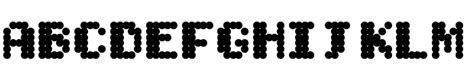 bitcount grid double medium square font decorative display what font is