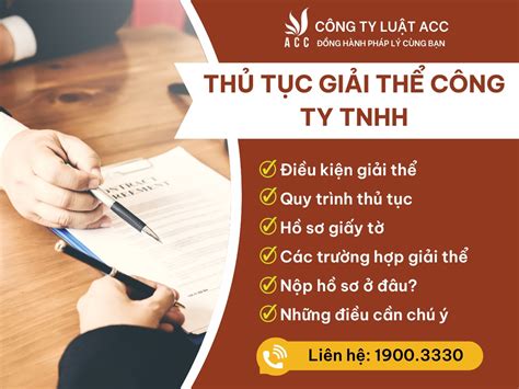 Quy trình thủ tục giải thể công ty TNHH mới nhất
