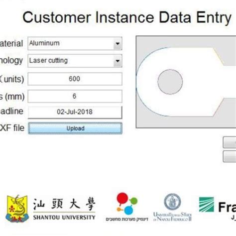 Customer Instance Data Entry Gui Download Scientific Diagram