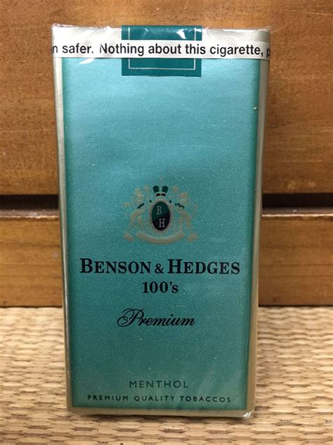 Benson And Hedges Menthol Premium 100s Cigarette Soft Pack By Philip